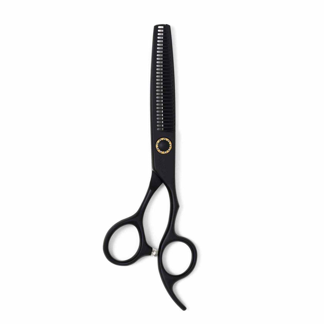 Ichiro Matte Black Hairdressing Scissor Set: Professional Precision ...