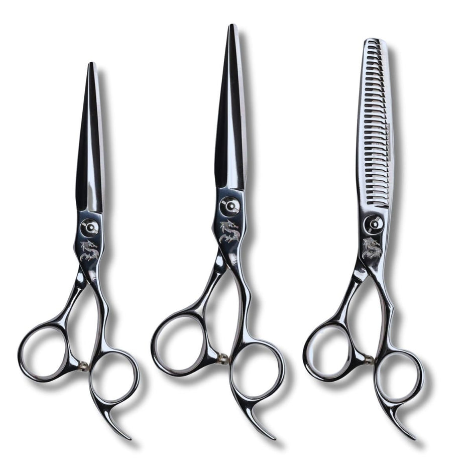 Kamisori Sword MASTER Set: Premium Hair Cutting & Thinning Scissors ...