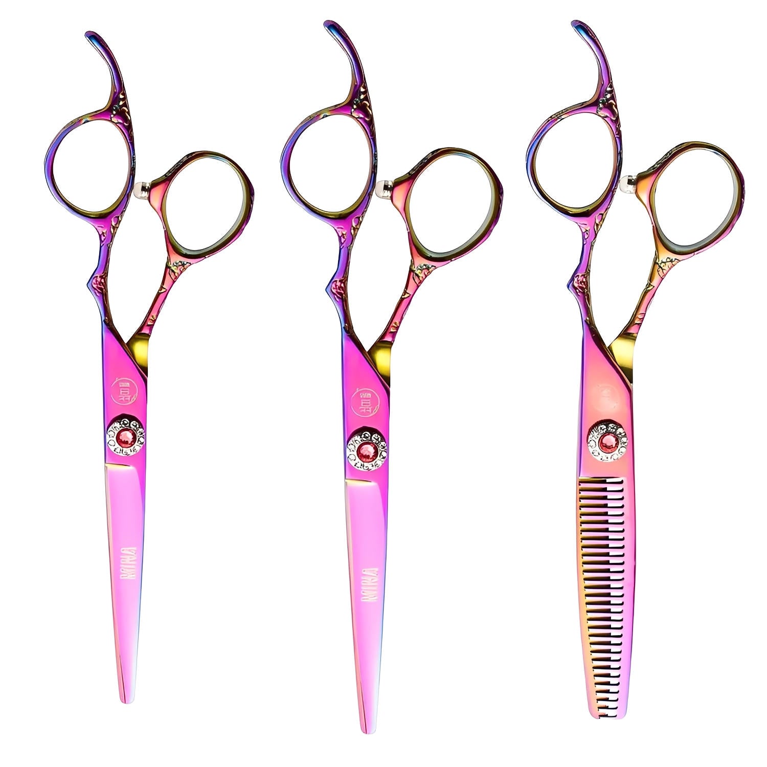 Mina Rainbow II Master Scissor Set - Professional Hair Cutting ...