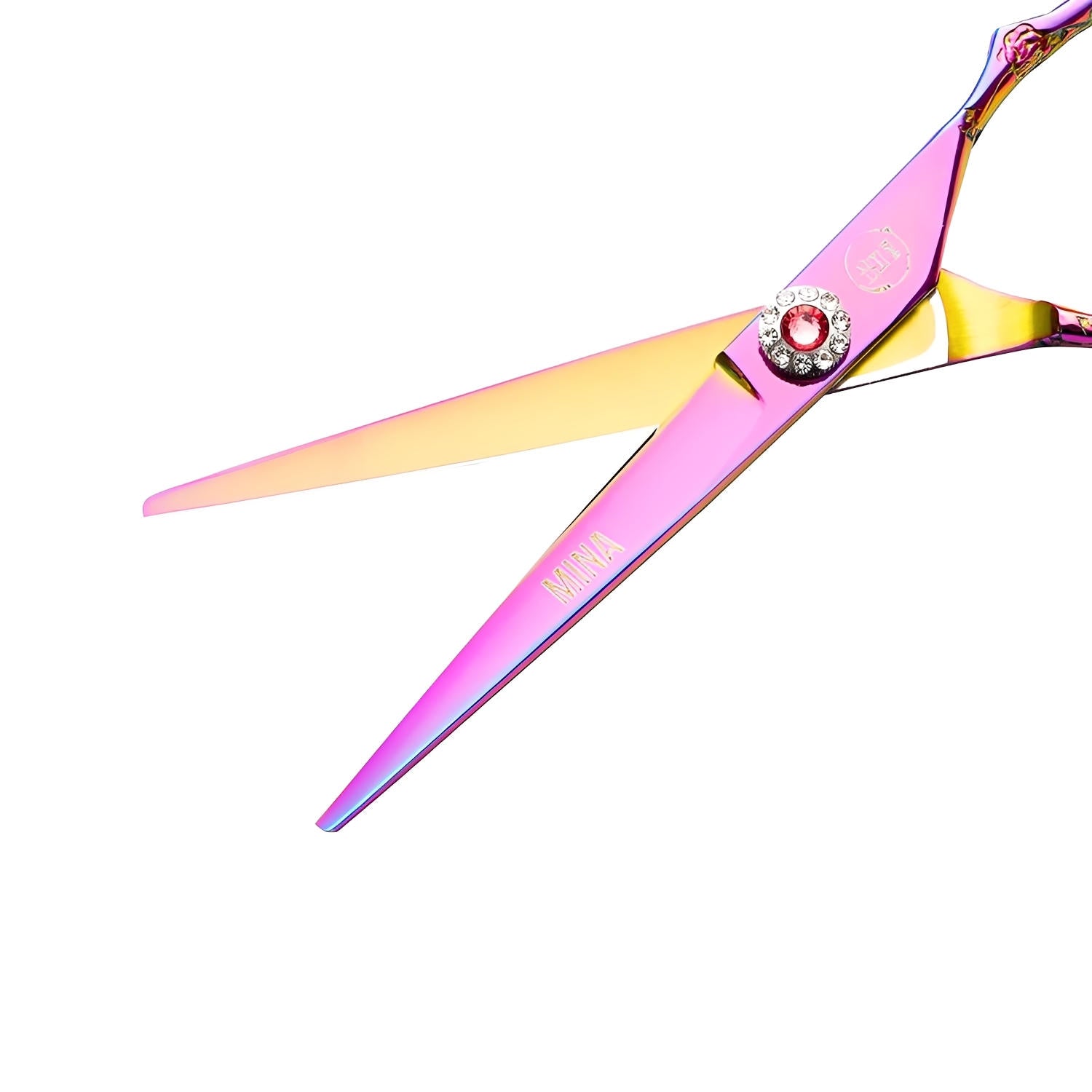 Mina Rainbow II Master Scissor Set - Professional Hair Cutting Collection | Japan Scissors